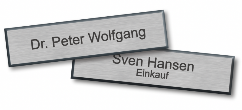 Metall Namensschilder Mit Gravur